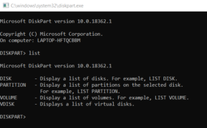 What is Diskpart Utility and How to Use it?